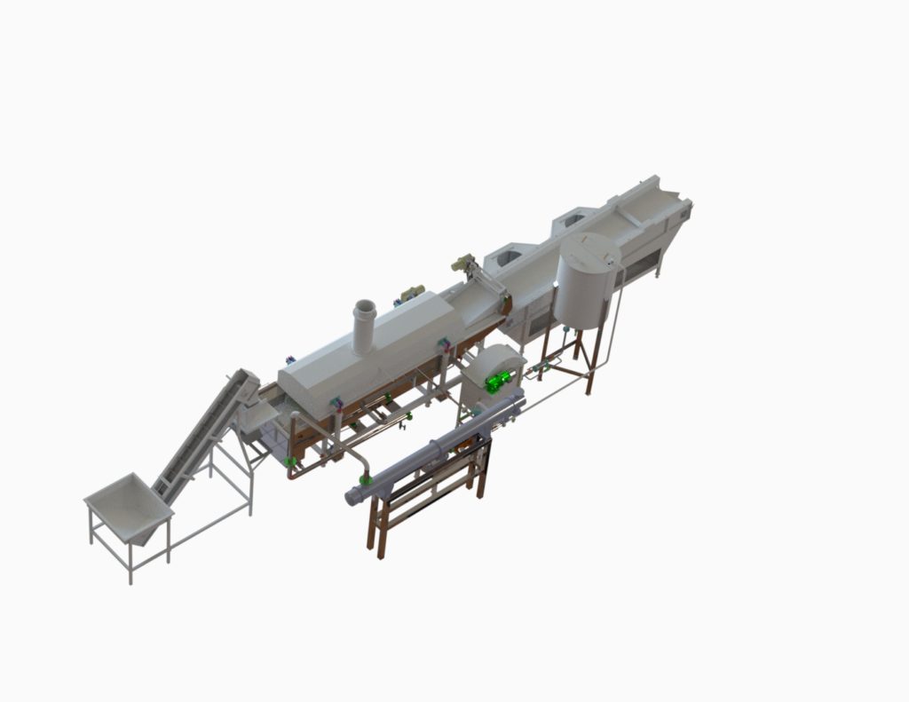 Industrial Nuts Frying Line/Peanut Frying Production Line | Wintech Taparia