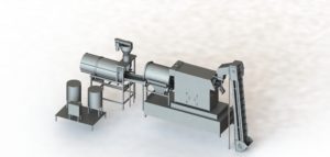 Automatic Continuous Popcorn Processing Line , Popcorn Production Line ...